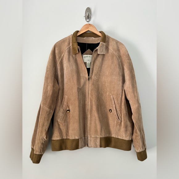 Orvis | Jackets & Coats | Orvis Mens Suede Bomber Jacket | Poshmark